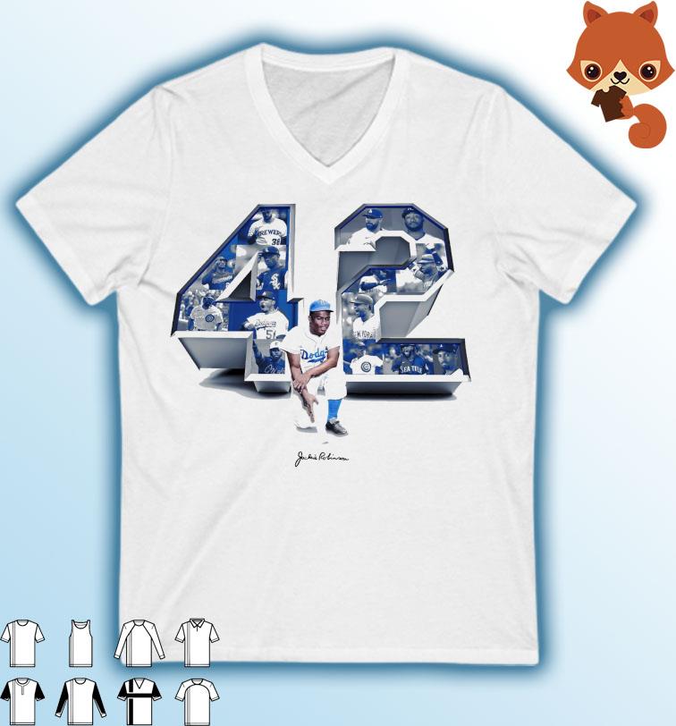 Jackie Robinson 42 T-Shirt - Hersmiles