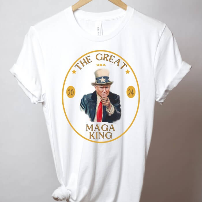 Donal Trump Map The Return Of The Great Maga King USA T-Shirt - Hersmiles