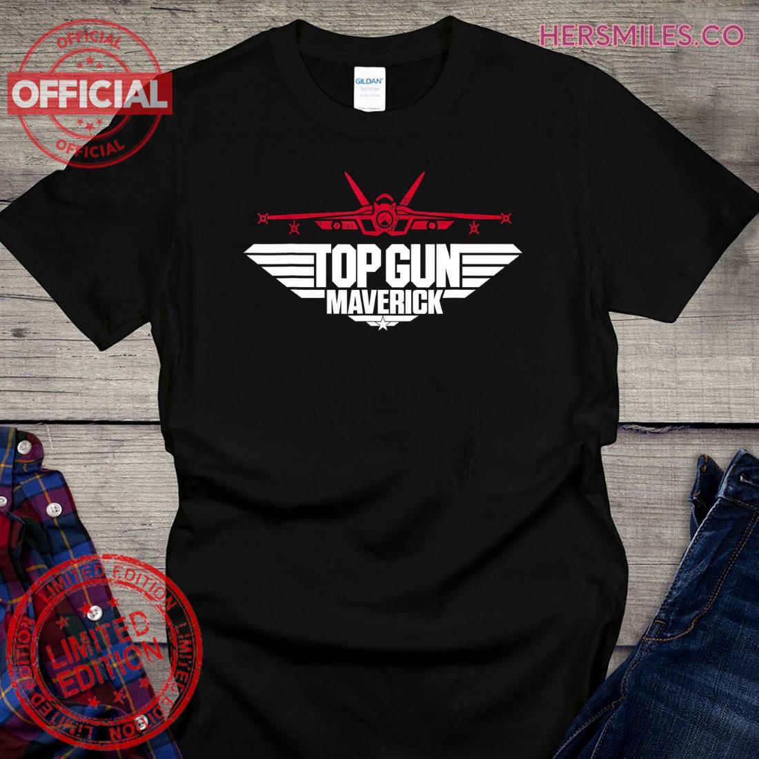 Top Gun Maverick Fighter Jet T-Shirt - Hersmiles
