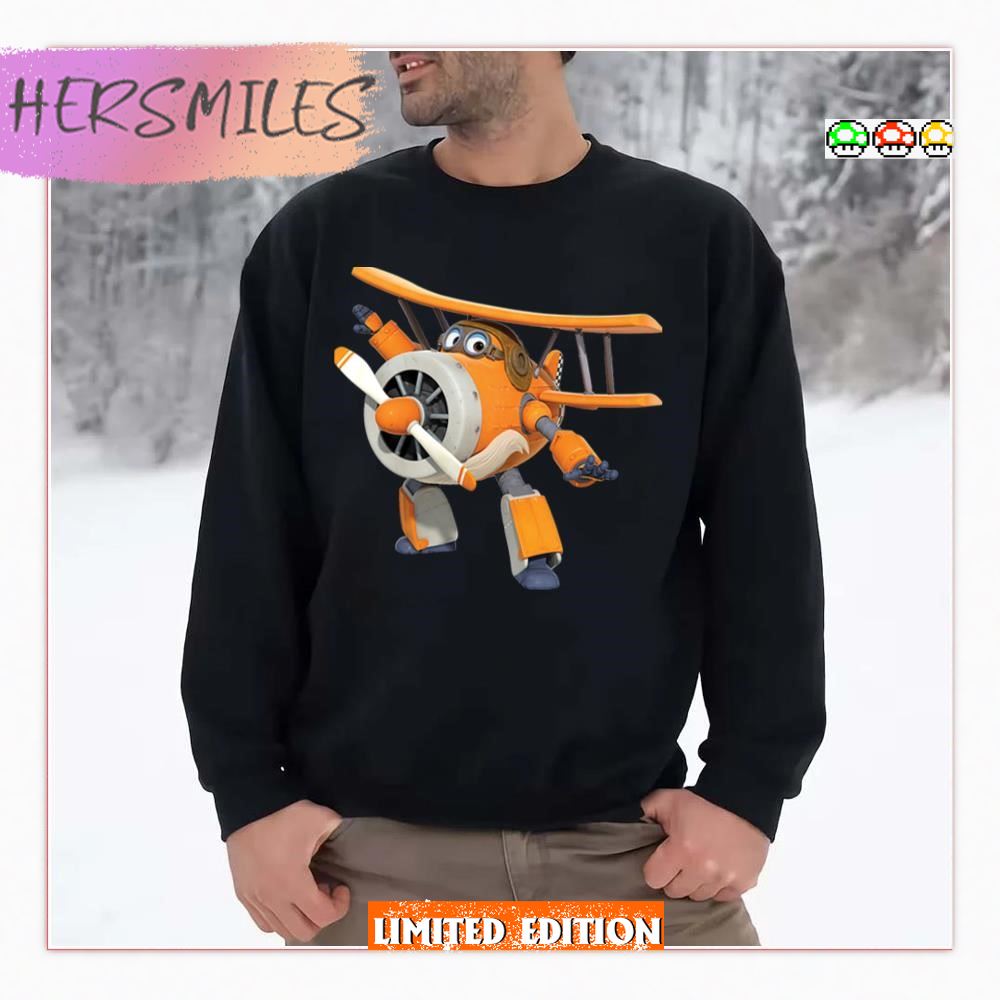 Big Fan Super Wings Albert T-Shirt - Hersmiles