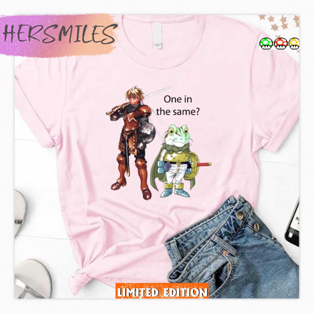 Glenn And Frog Chrono Trigger T-Shirt - Hersmiles