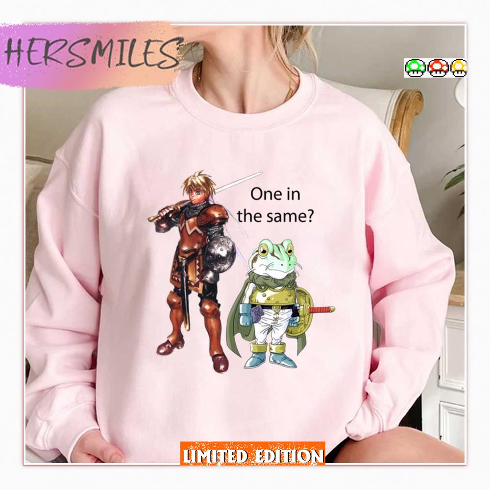 Glenn And Frog Chrono Trigger T-Shirt - Hersmiles