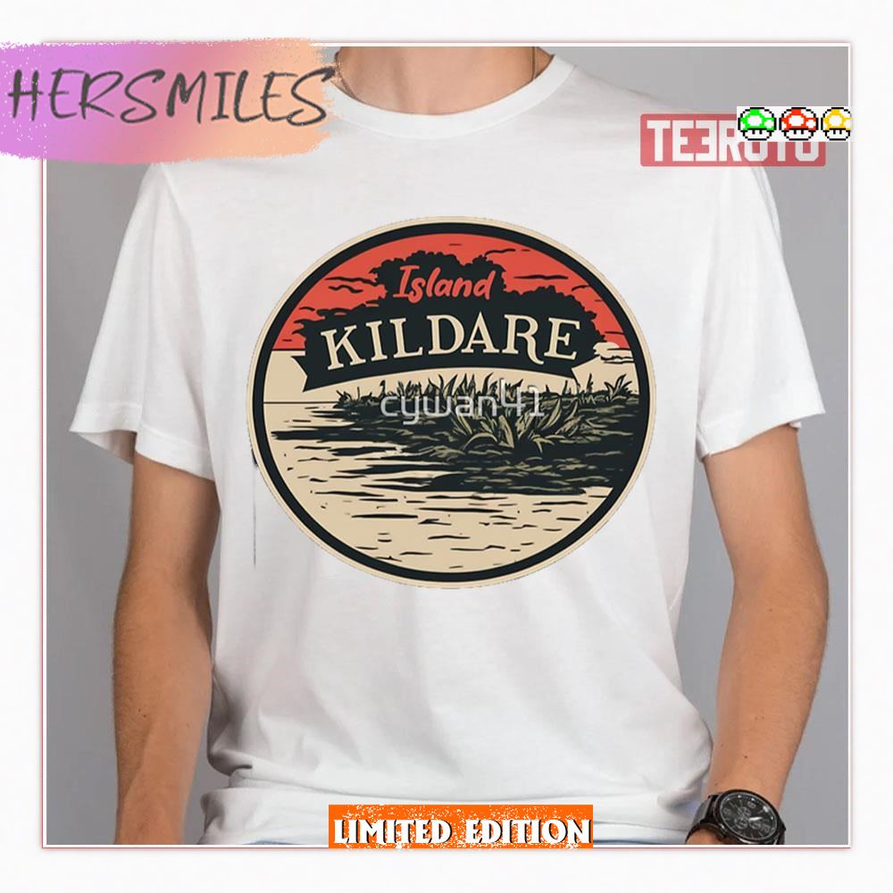 Round Logo Kildare Island Outer Banks Shirt - Hersmiles