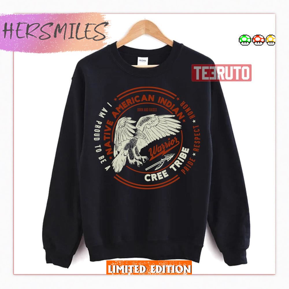 American Indian Proud Respect Honor Cree Tribe Native Shirt - Hersmiles