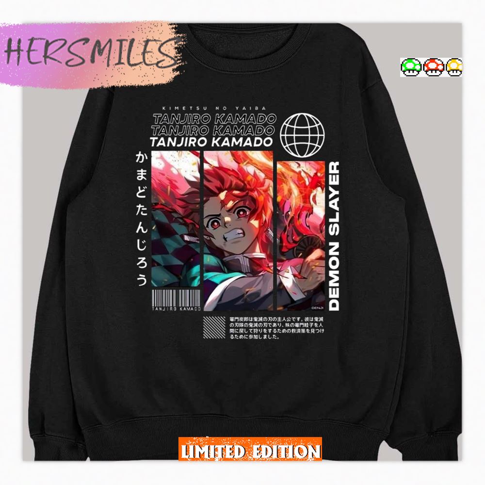Heat Wave Demon Slayer Tanjiro Kamado Anime Shirt - Hersmiles
