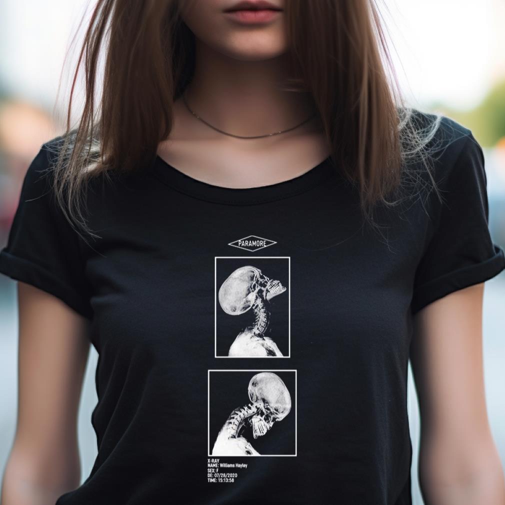 2023 Paramore X Ray Name Williams Hayley T Shirt - Hersmiles