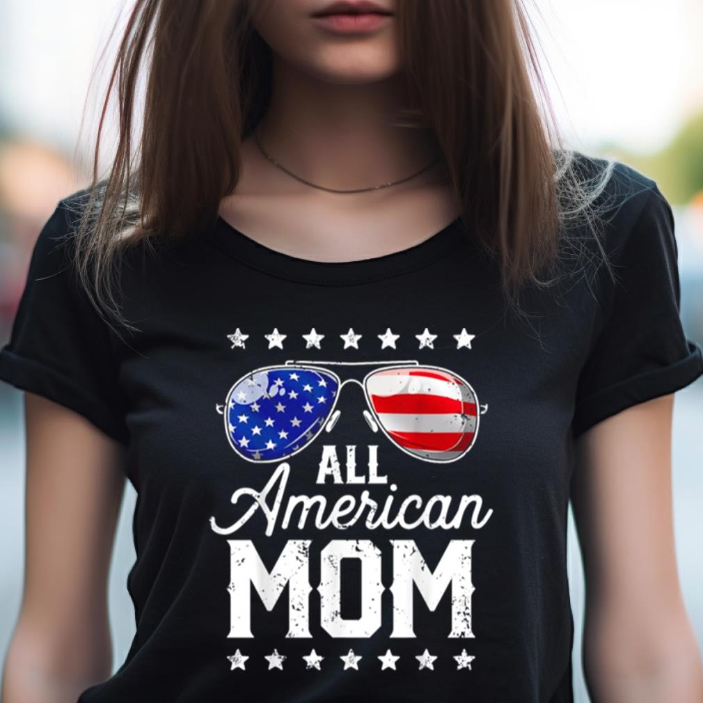 All American Mom 4Th Of July Family Shirt - Hersmiles