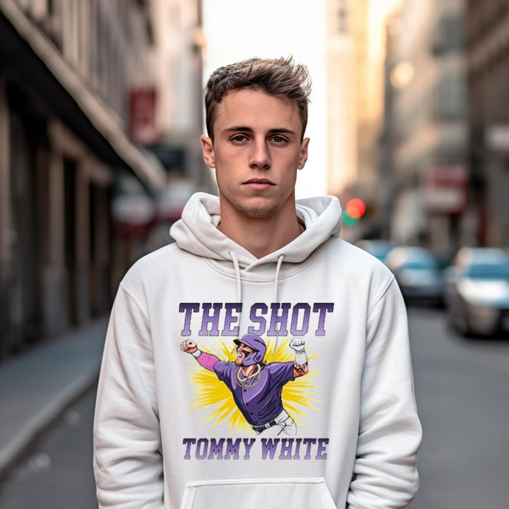Lsu The Shot Tommy White Shirt - Hersmiles
