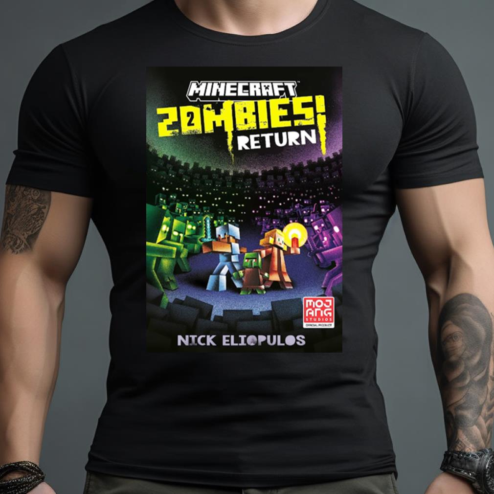 Minecraft Zombies Return An Official Minecraft Novel Fan Gifts T Shirt ...