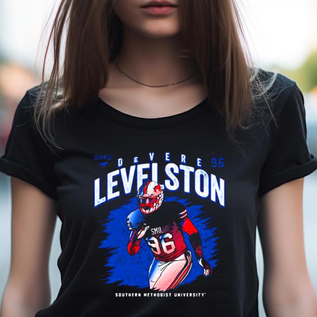 Smu Mustangs Devere Levelston 2023 Ncaa Football Shirt - Hersmiles